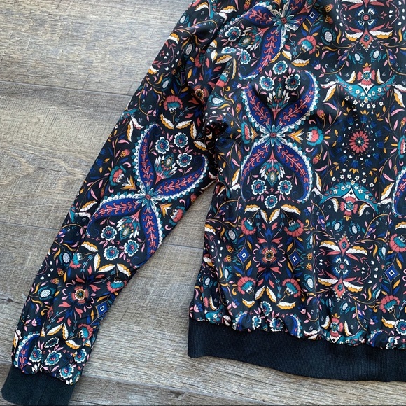 Jackets & Coats | Vintage Patterned Black Jacket | Poshmark